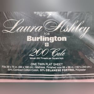 Laura Ashley | Bedding | Vintage 98s Laura Ashley Rose Twin Flat Sheet ...